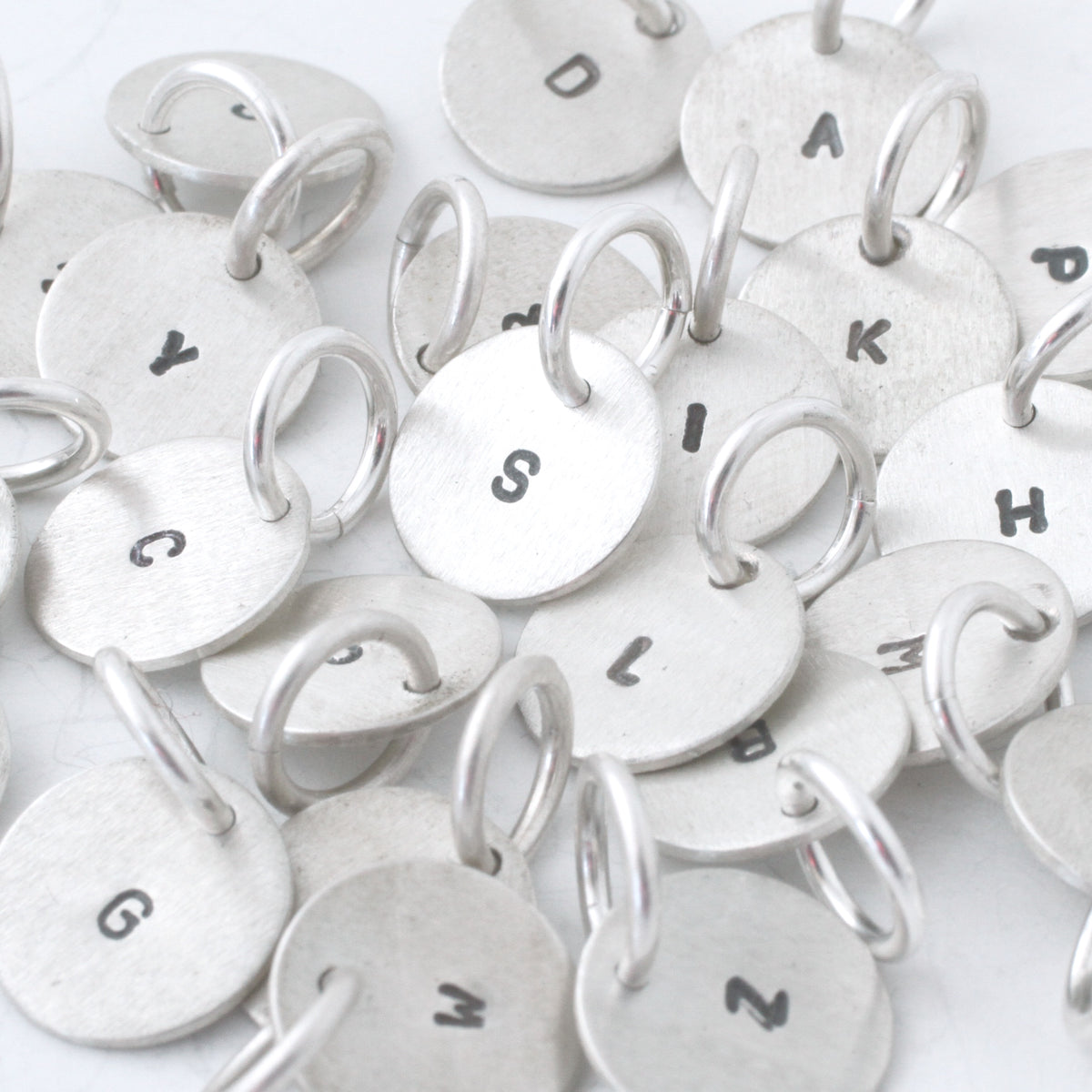 Confetti Initial Charm – Amy Wing Designs