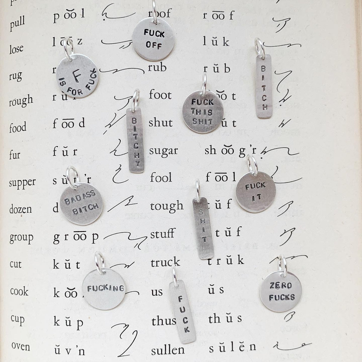 Swear Charms – Amy Wing Designs